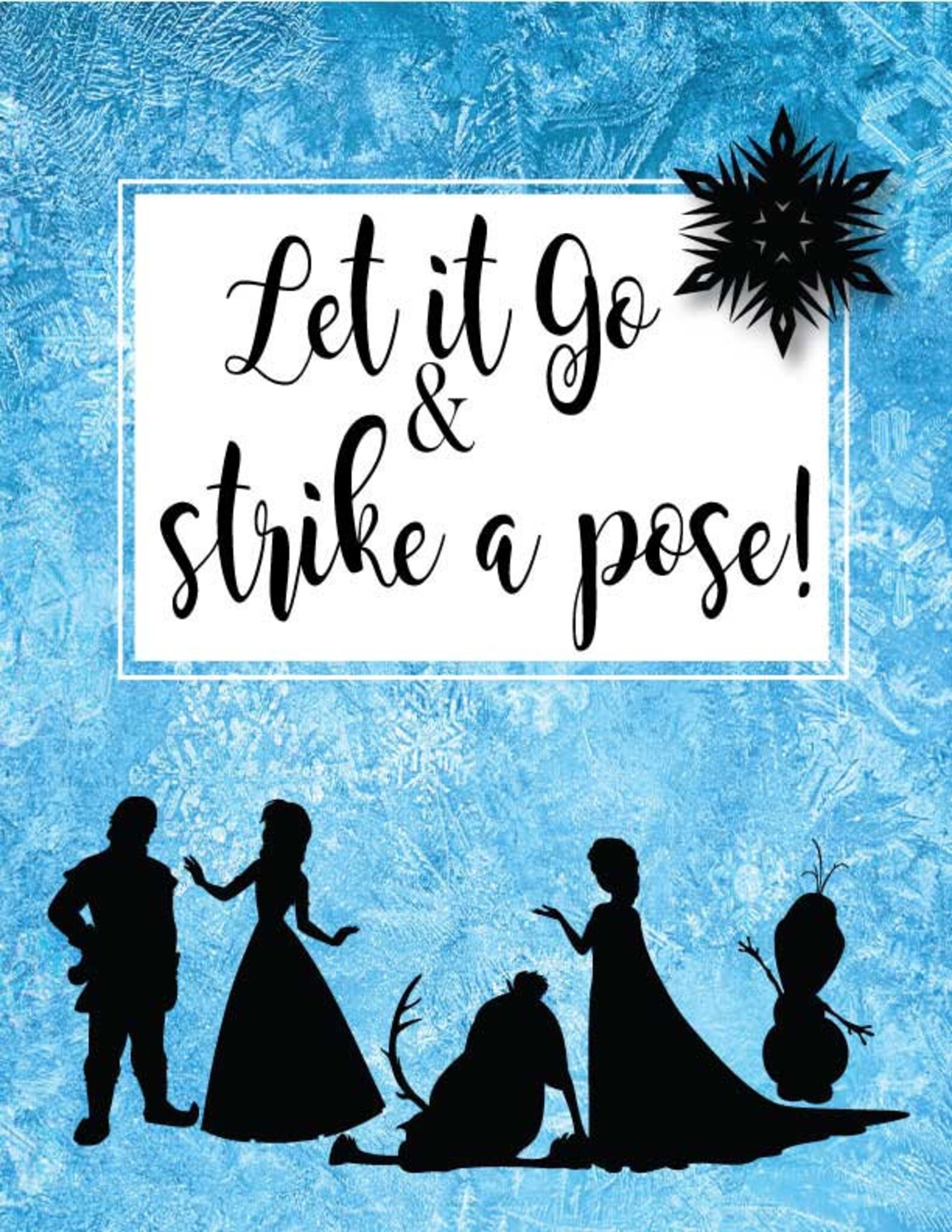 Ice Princess Themed Birthday Blueprint Frozen Themed Party | Etsy