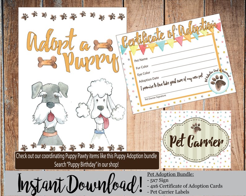 Editable Puppy Themed Birthday Party Food Cards Dog Themed - Etsy