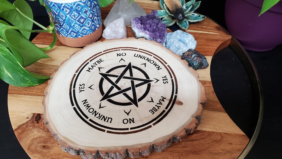 Pentacle Pendulum Board, Spirit Board Used for Divination, Intuition ...