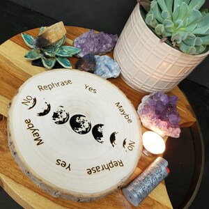 Pendulum Board Moon Phase, Spirt Board, Talking Board, Beginner Witch ...