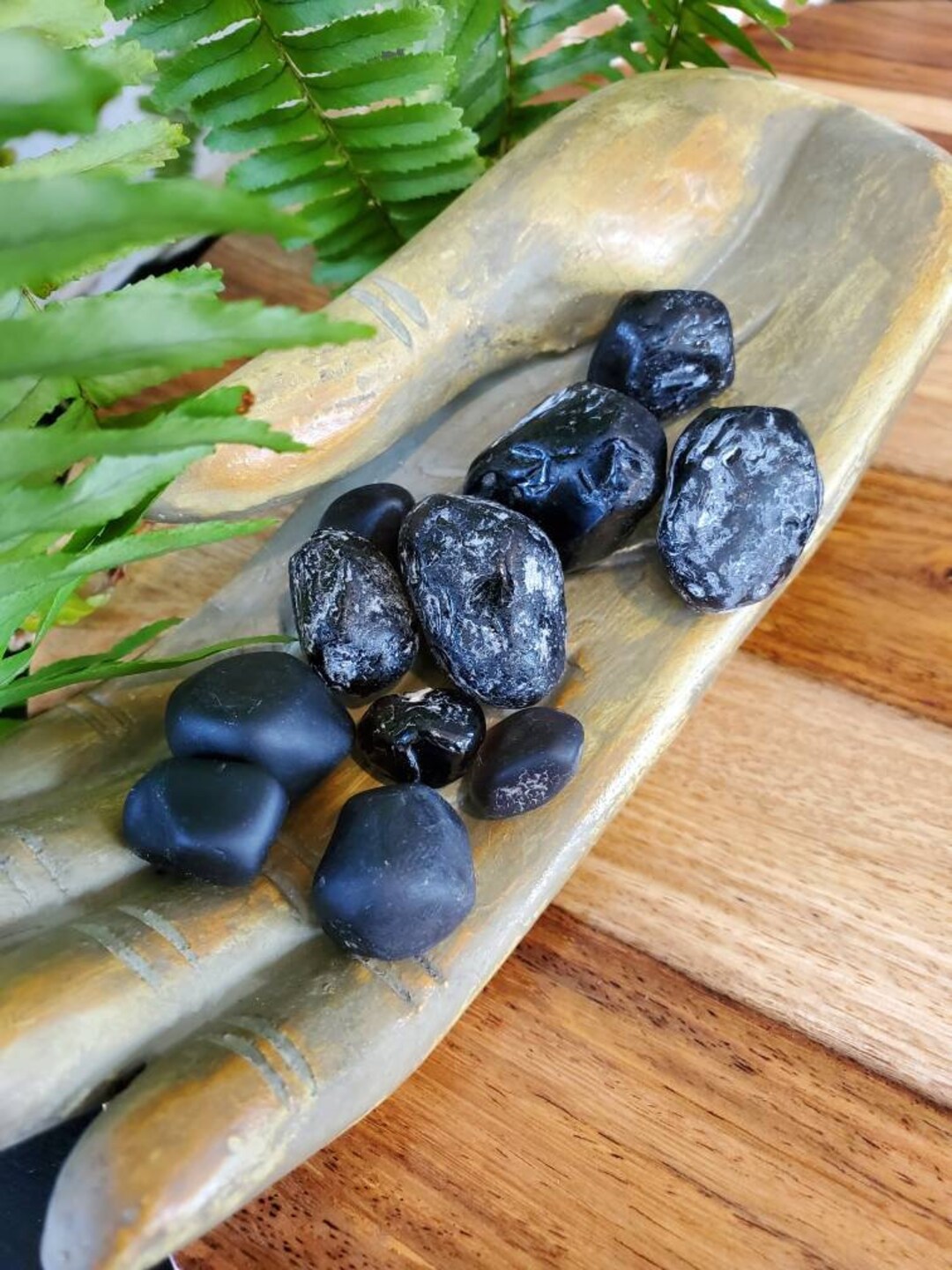 Apache Tear Tumbled Stone Gift With Pouch and Information Card - Etsy