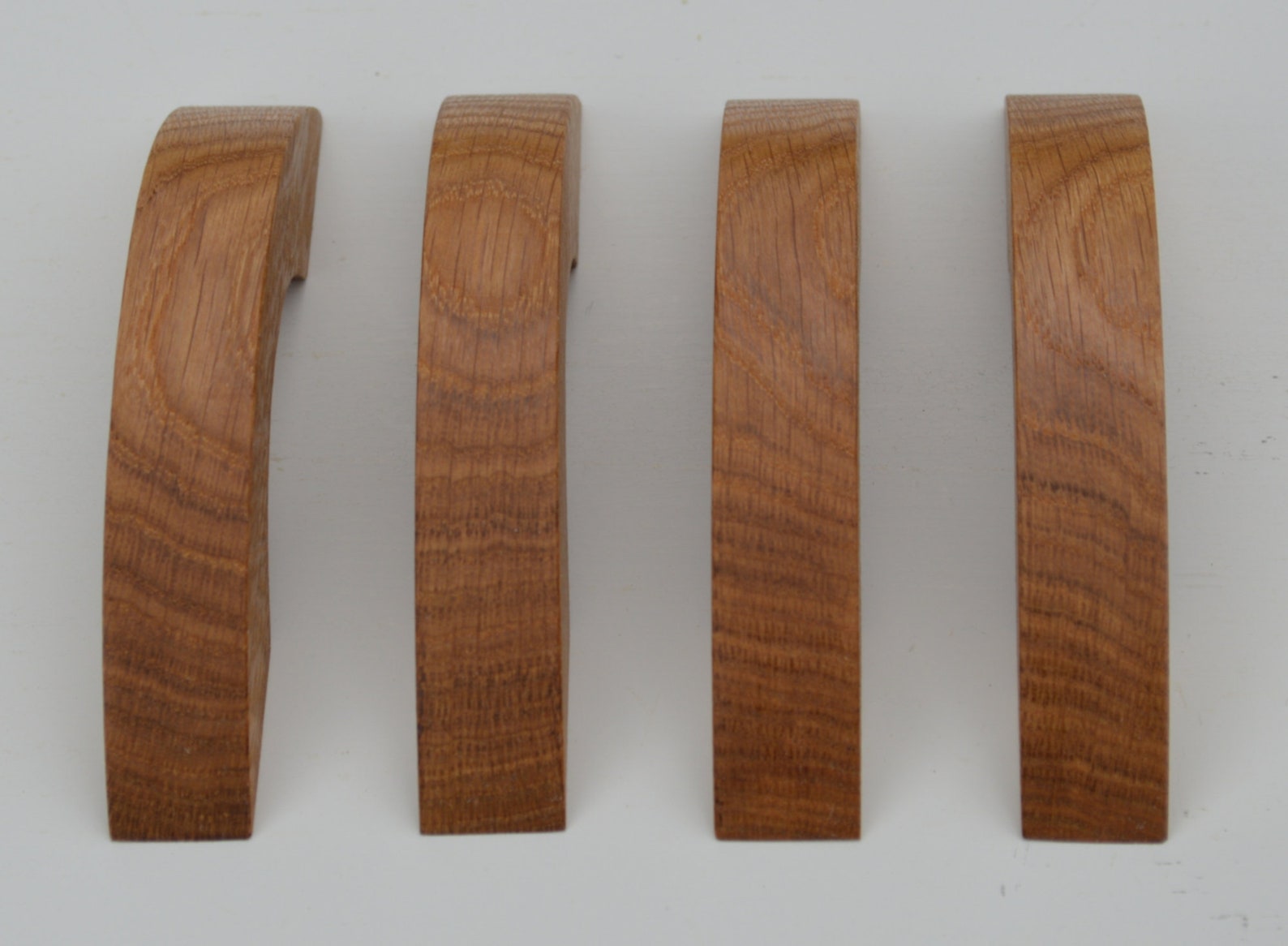 2 X Wooden Oak Drawer Handles Knobs Cabinet Handles Pulls - Etsy UK