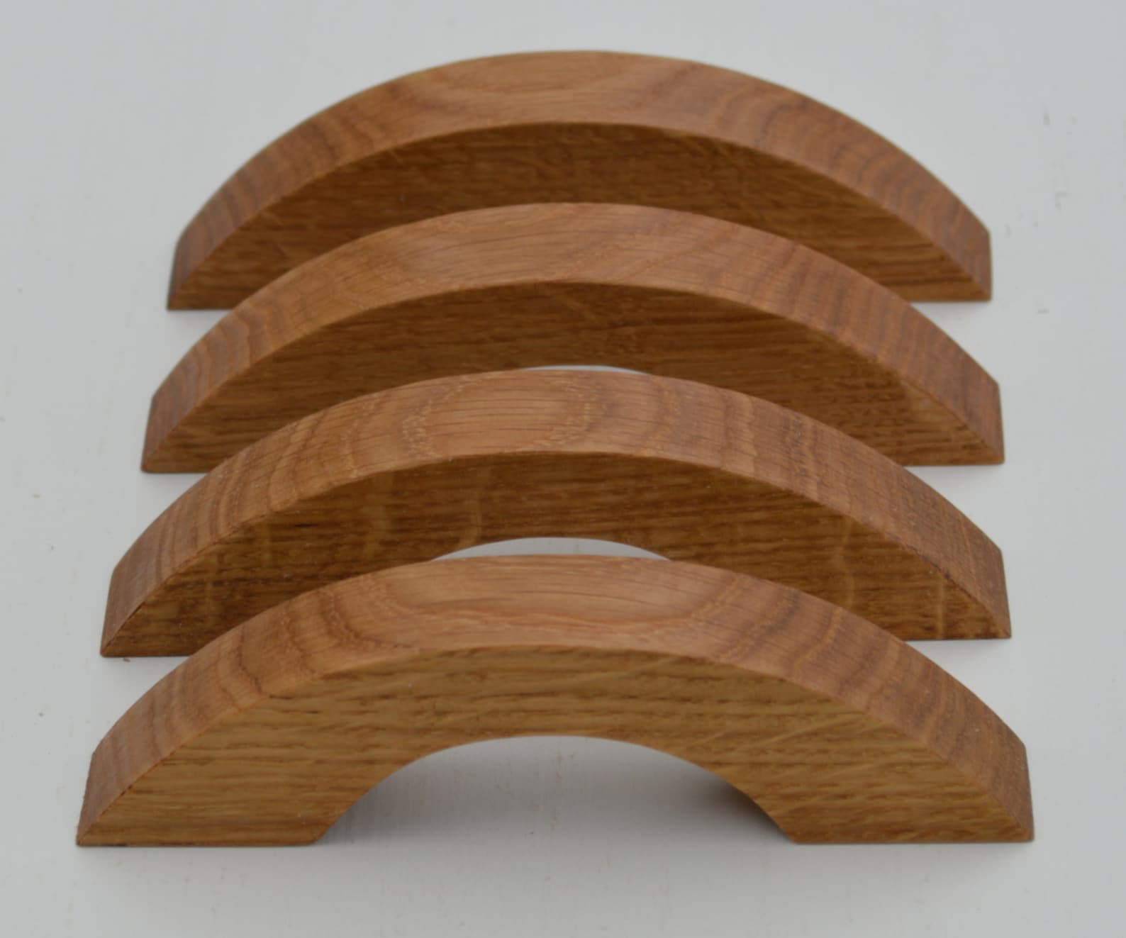 2 X Wooden Oak Drawer Handles Knobs Cabinet Handles Pulls - Etsy UK