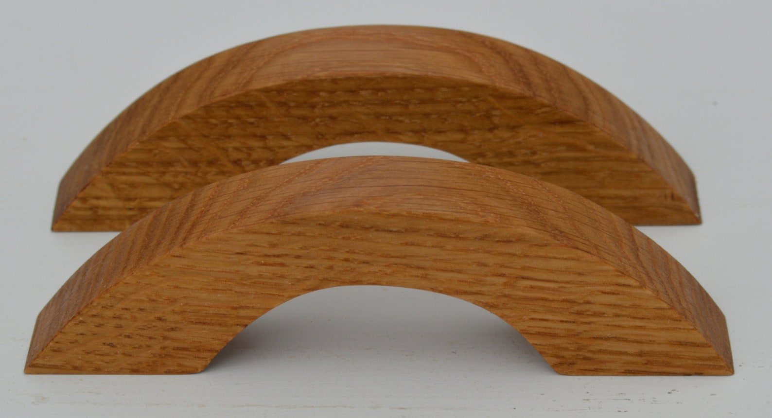 2 X Wooden Oak Drawer Handles Knobs Cabinet Handles Pulls - Etsy UK