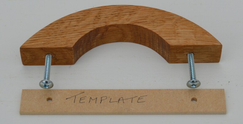 2 X Wooden Oak Drawer Handles Knobs Cabinet Handles Pulls - Etsy UK