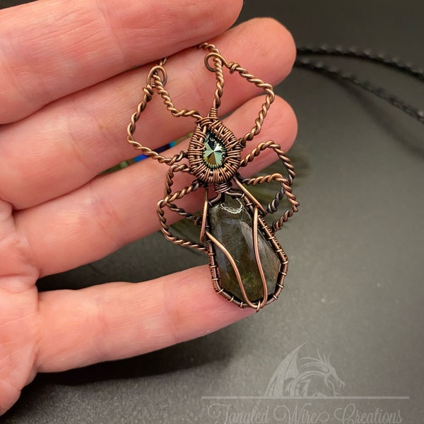 Copper Wire Spider - Etsy