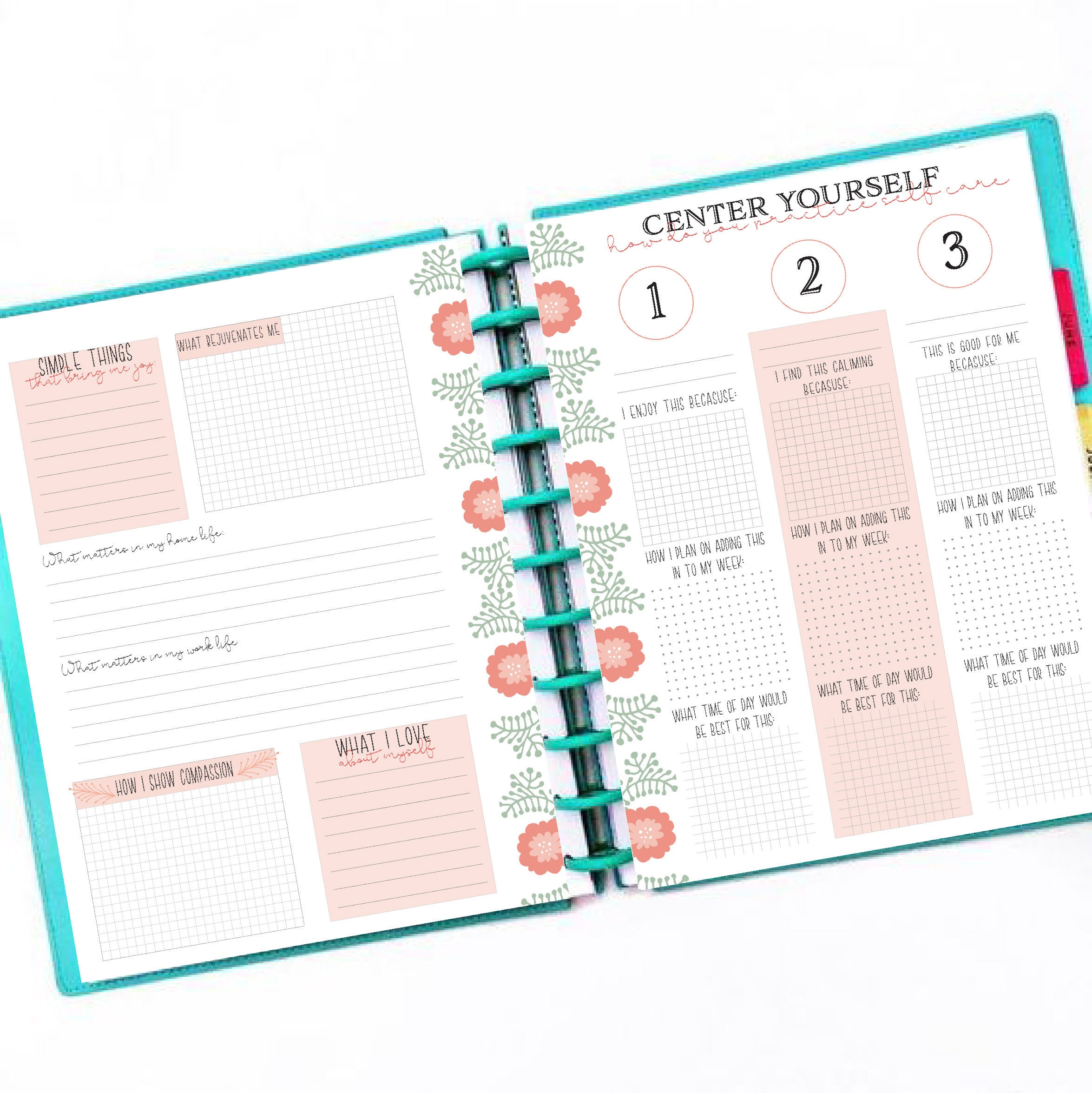 Happy Planner Printable BIG Size Wellness Full Expansion - Etsy