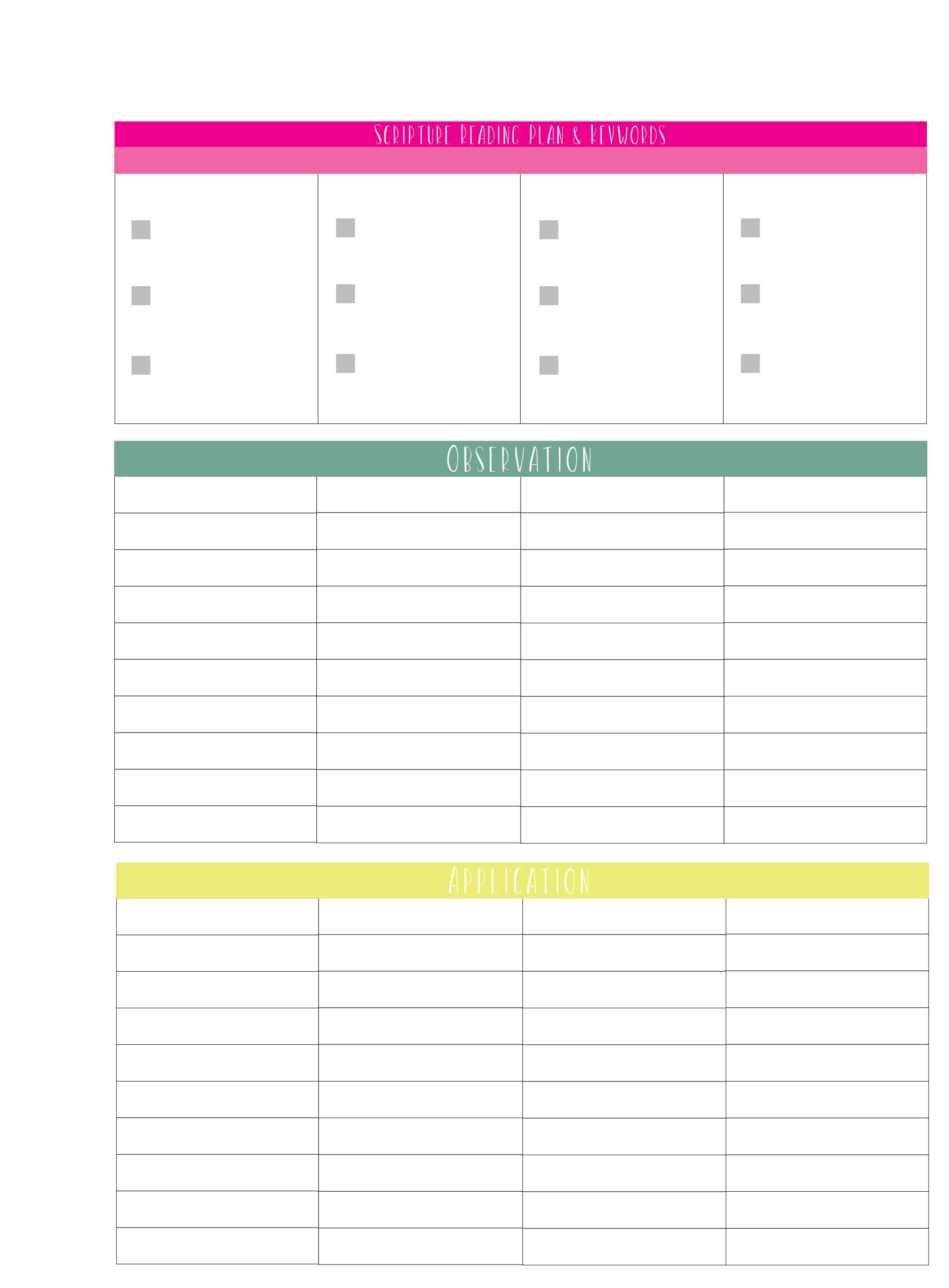 Happy Planner Printable - Faith Warrior - Weekly Layout - Big Size ...