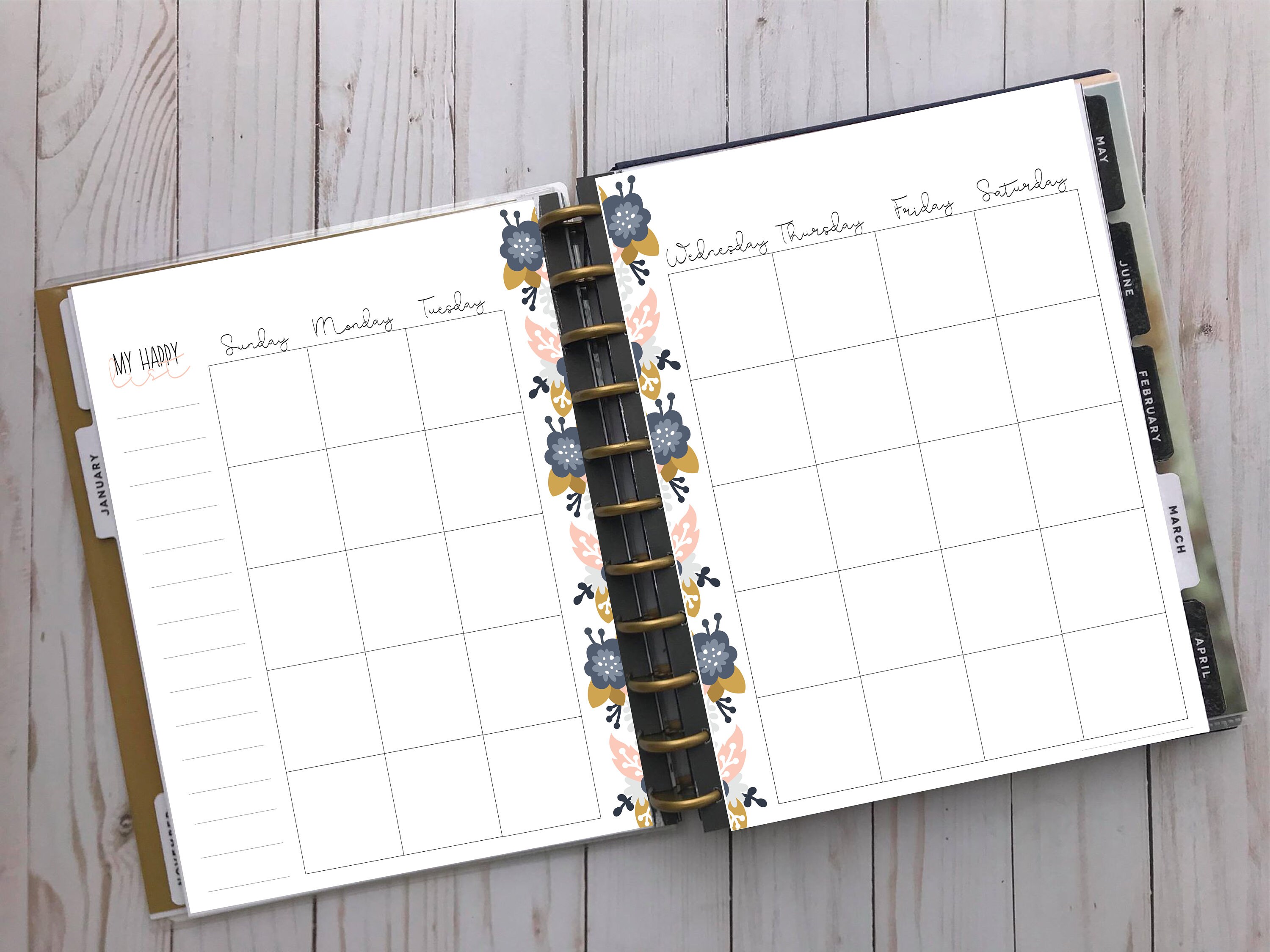 Happy Planner Printable - BIG Size - Wellness - Full Expansion - Etsy