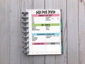 Printable Pet Profile, Pet Bio Print, Dog Biography, Cat Information ...