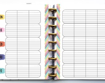 Happy Planner Printable Classic Teacher Lesson Plan | Etsy