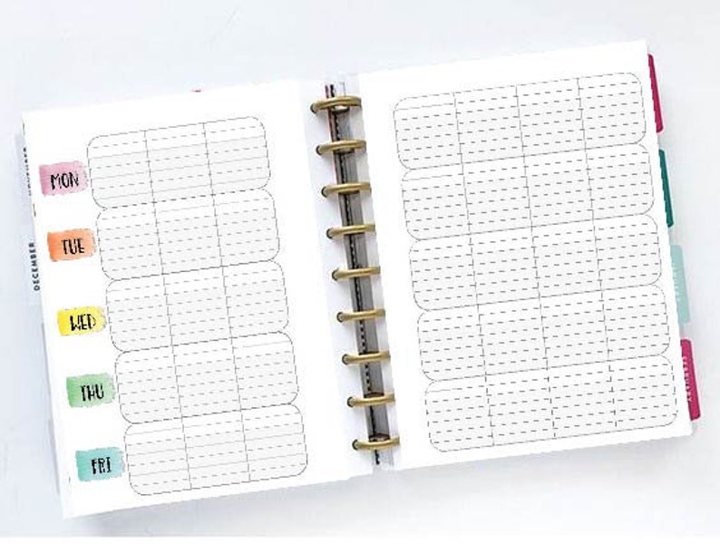 Happy Planner Printable Classic Teacher Lesson Plan One Week Undated ...