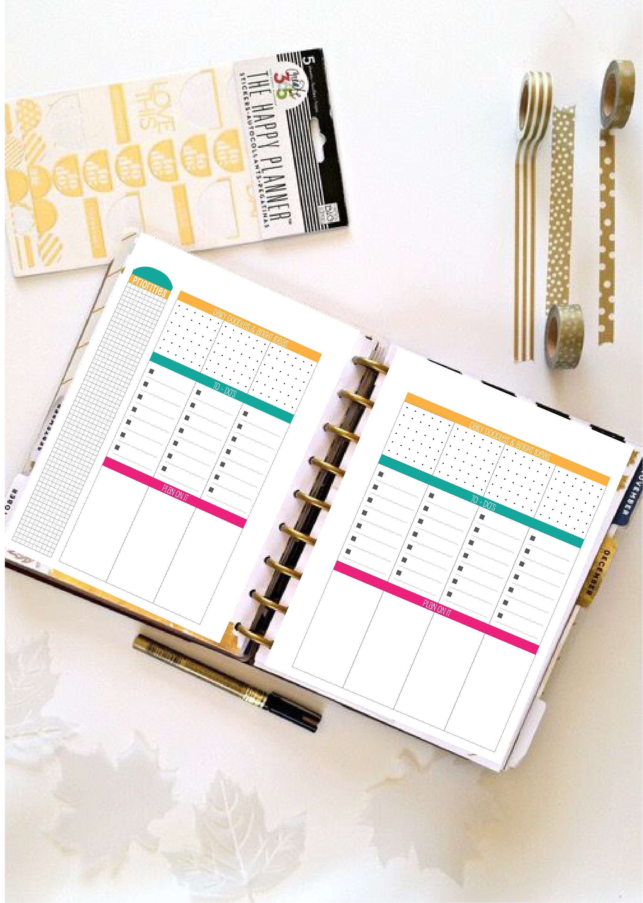 Happy Planner Printable - Miss Maker- Weekly Layout - Classic Size ...