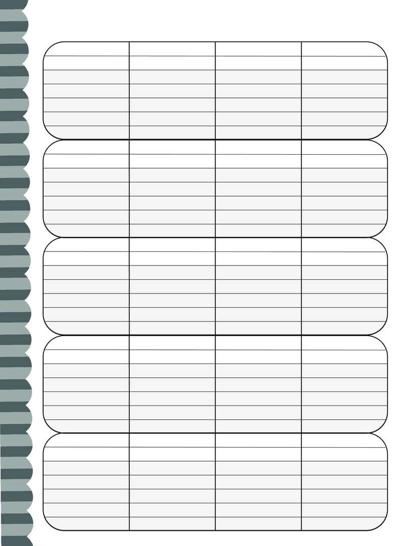 Happy Planner Printable Classic Teacher Lesson Plan One Week Undated ...