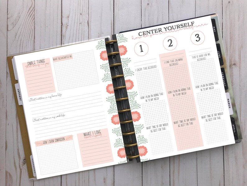 Happy Planner Printable BIG Size Wellness Full Expansion - Etsy