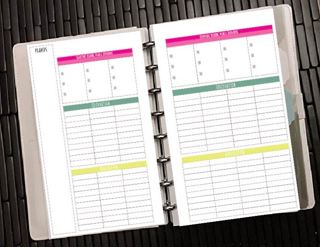 Happy Planner Printable - Faith Warrior - Weekly Layout - Undated ...