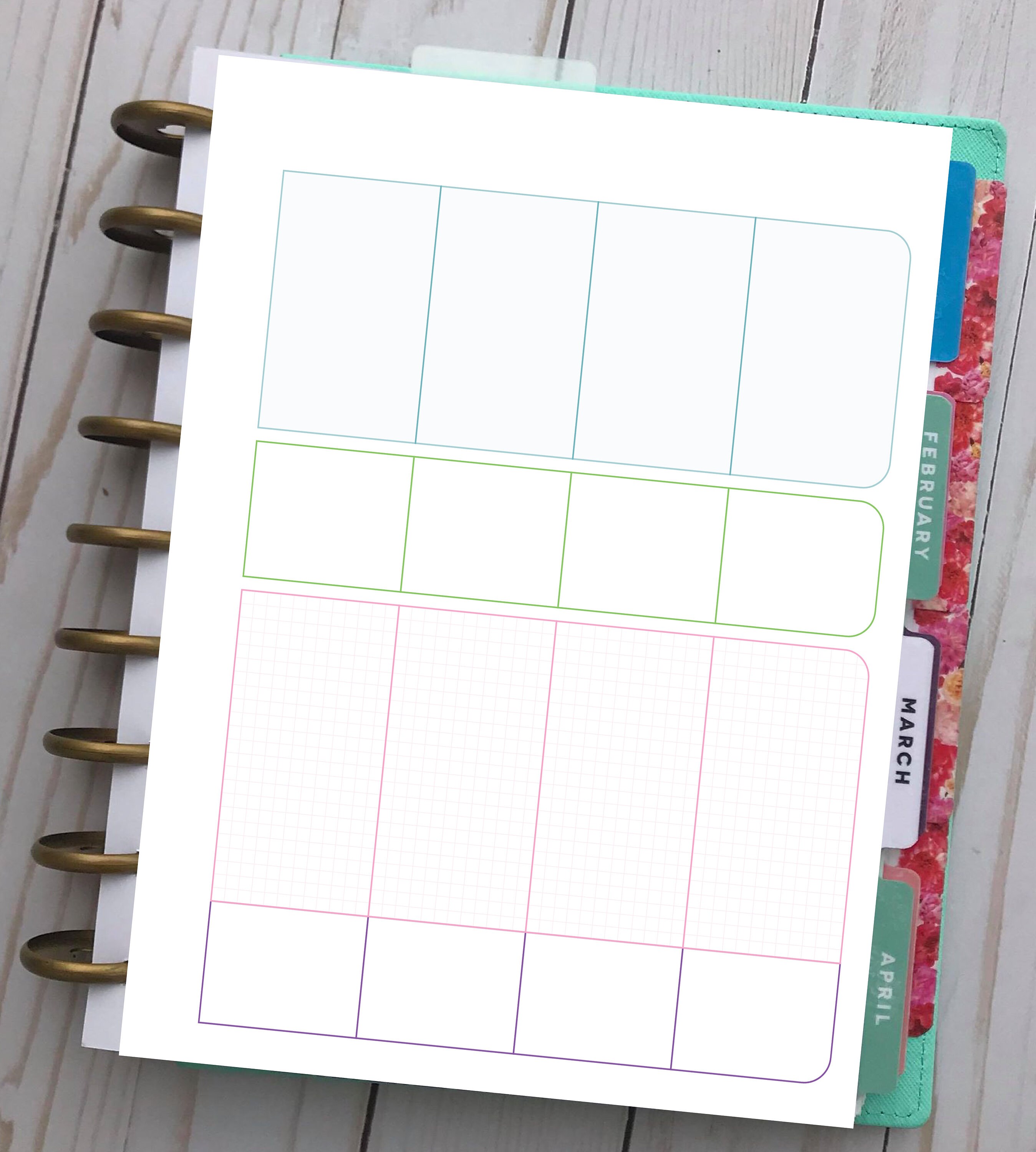 Happy Planner Printable - Healthy Hero- Weekly Layout - BIG Size ...