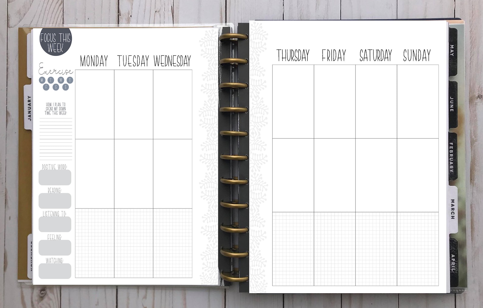 Buy Happy Planner Printable BIG Size Wellness Full Expansion Online in ...