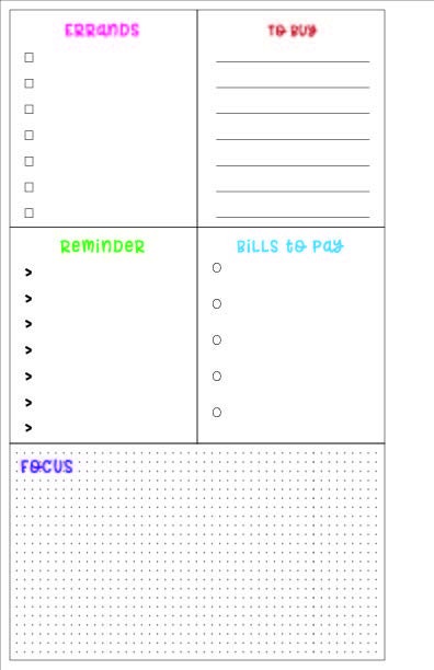 TUL Planner Printable Super Mom Weekly Layout new Version Undated Plain ...