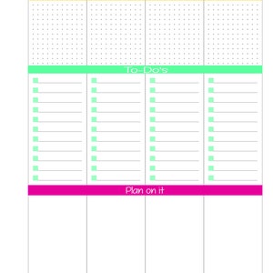 Happy Planner Printable Miss Maker Weekly Layout Classic Size Undated ...