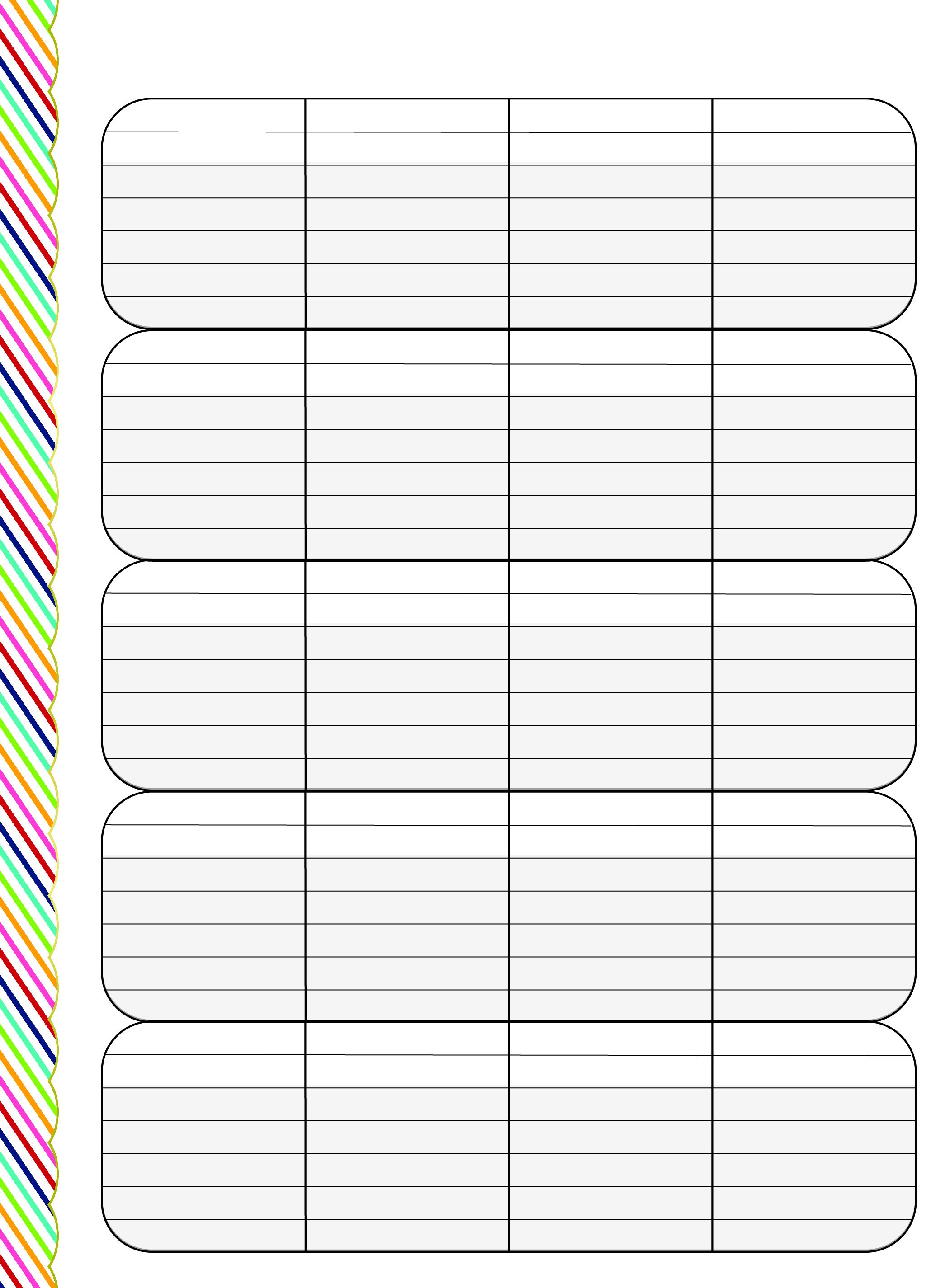 Happy Planner Printable - Classic - Teacher - Lesson Plan - One Week ...