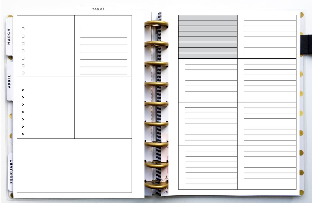Happy Planner Printable - Super Mom Weekly Layout - Classic Size ...