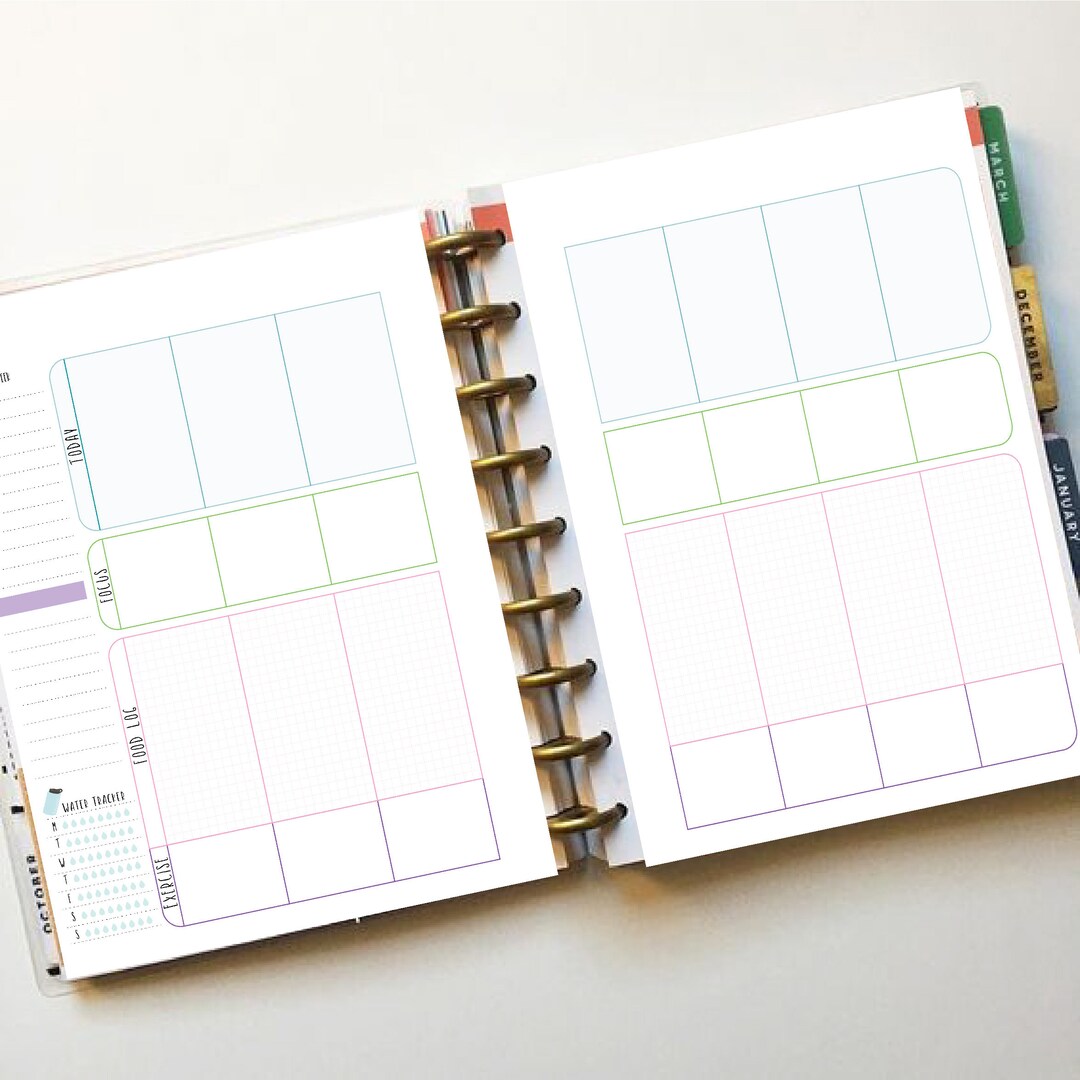Happy Planner Printable - Healthy Hero- Weekly Layout - BIG Size ...