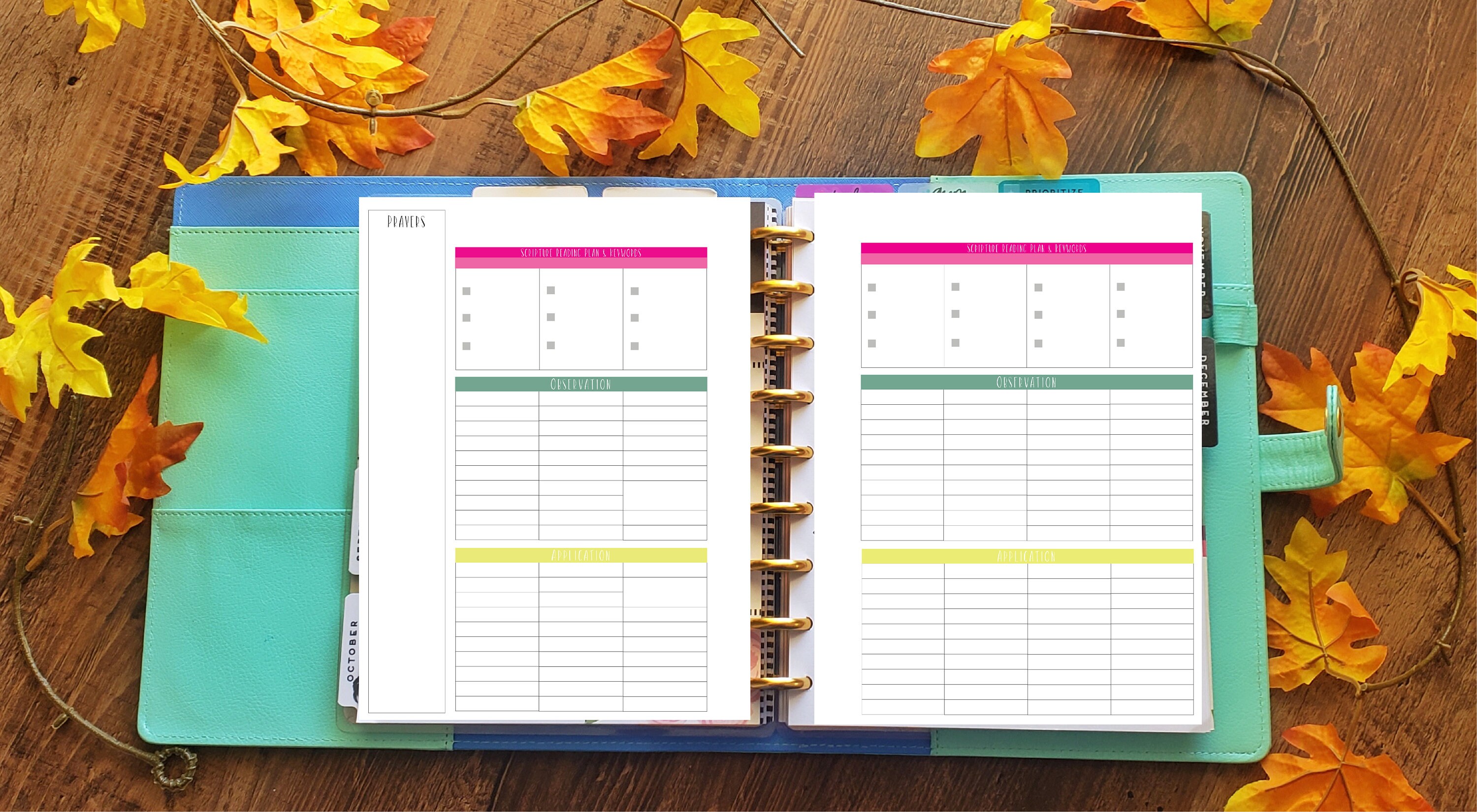 Happy Planner Printable - Faith Warrior - Weekly Layout - Big Size ...