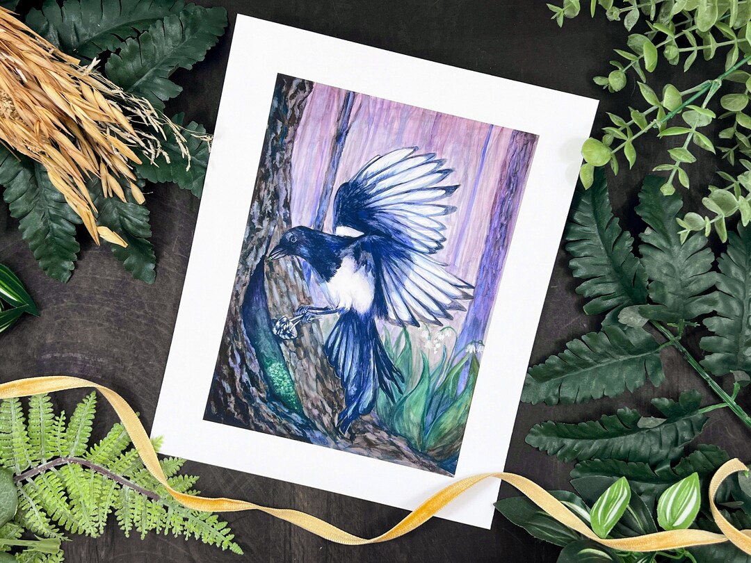 The Collector Art Print From Original Watercolor Painting, Archival ...