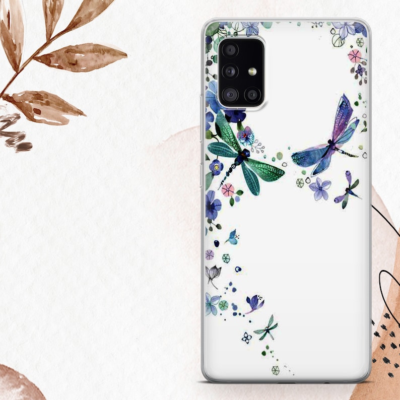 Dragonfly Phone Cover Watercolor Dragonfly Art Case for - Etsy