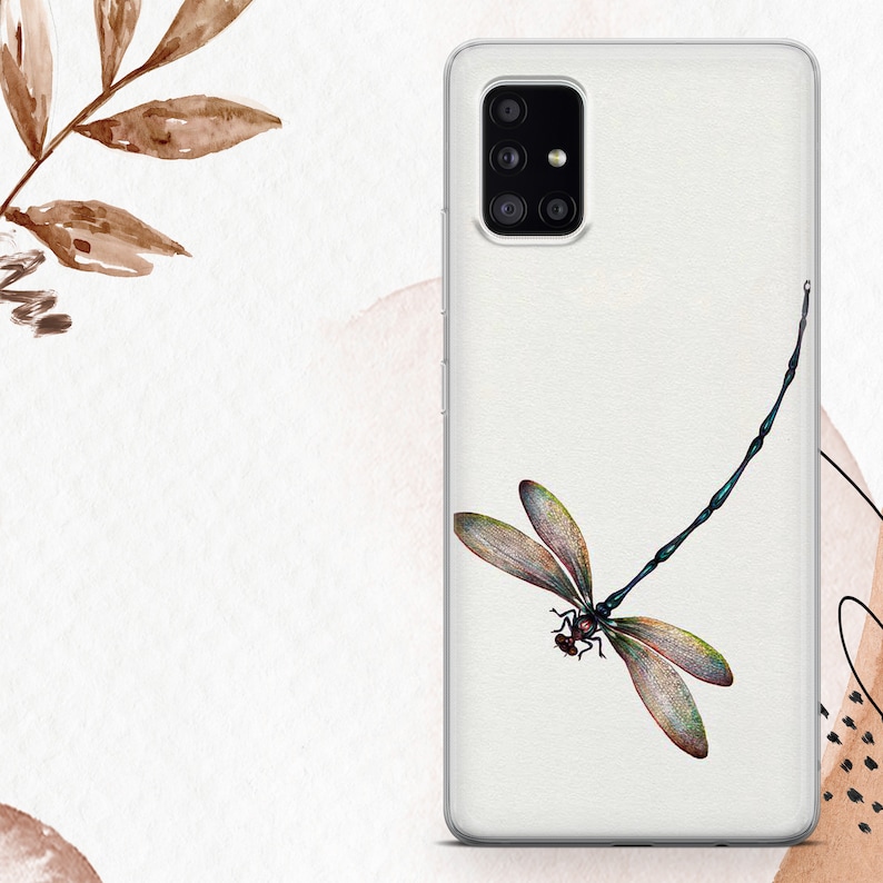 Dragonfly Phone Cover Watercolor Dragonfly Art Case for - Etsy