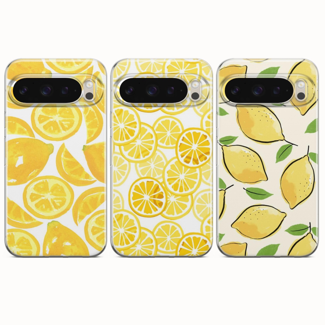 Lemon Phone Case Yellow Citrus Cover for Google Pixel 10pro XL 9A 9pro ...