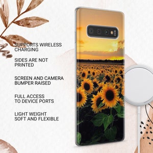 Sunflowers Phone Case Sunflower Art Cover for Samsung S25 FE S25 Ultra ...