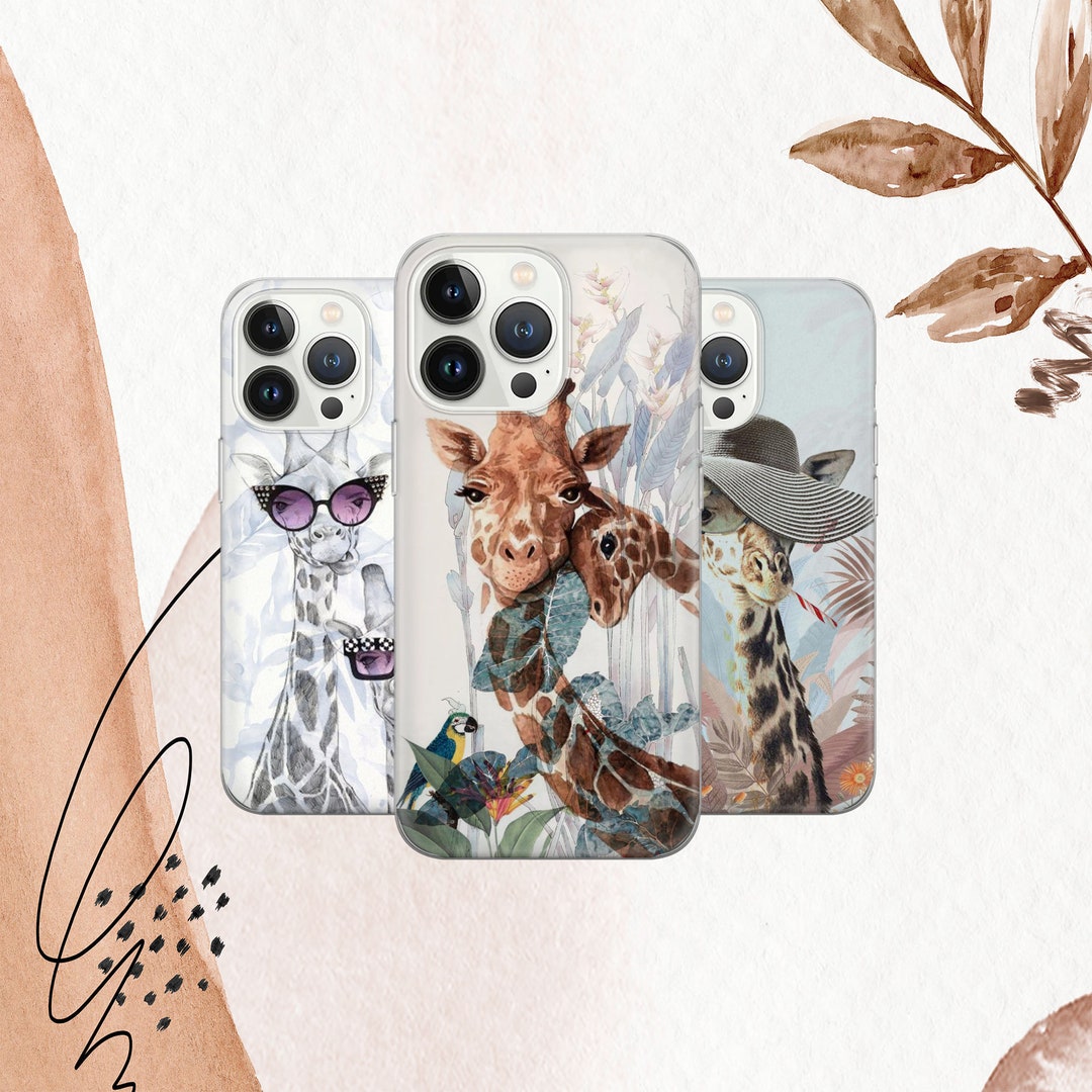Giraffe Phone Case African Safari Cover for iPhone 16e 16pro Max 15pro ...