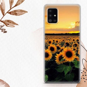 Sunflowers Phone Case Sunflower Art Cover for Samsung S25 FE S25 Ultra ...