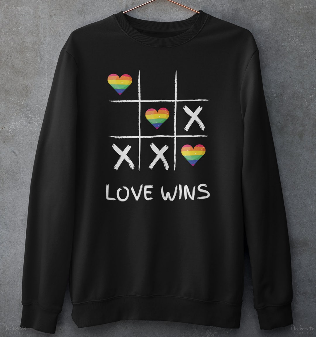 Pride Sweatshirt, Pride Month Gift, Love Wins, LGBTQ Jumper, Pride Ally ...