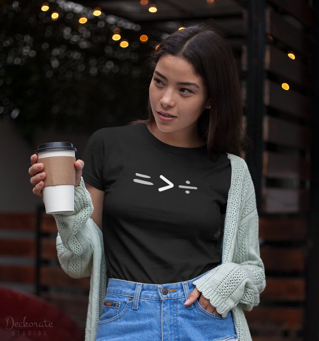 Subtle Pride Shirt, Equality is Greater Than Divided Tee, Pride Ally ...