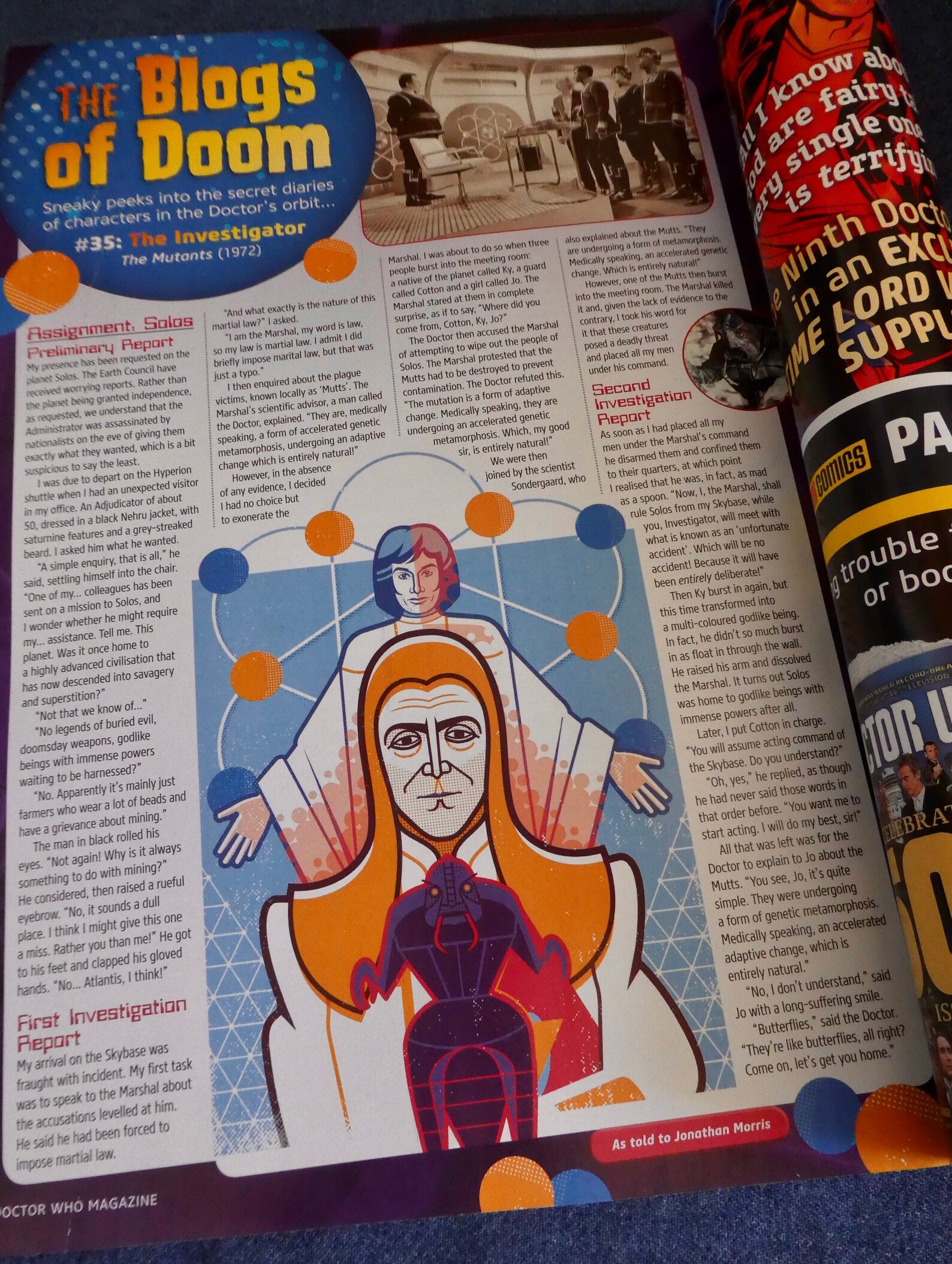 Doctor Who | the Mutants | Magazine Illustration | Poster Print | FREE ...