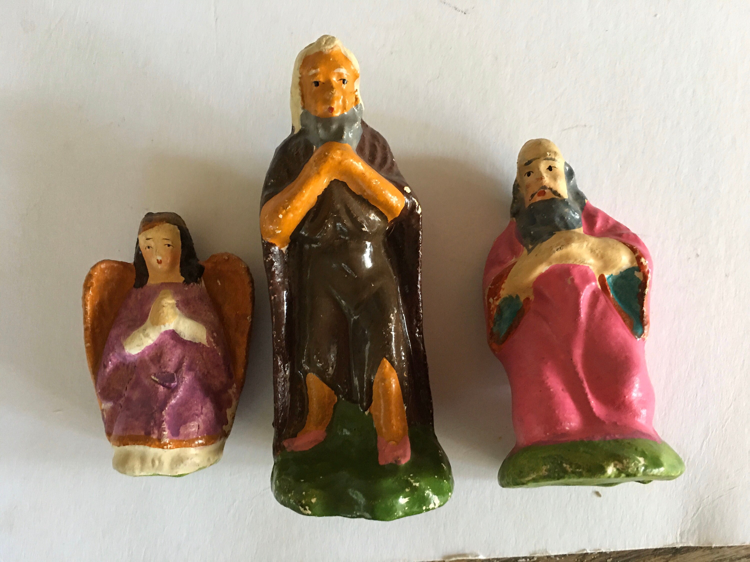Vintage Nativity Set Creche 1950s Japan Holy Family Angel - Etsy