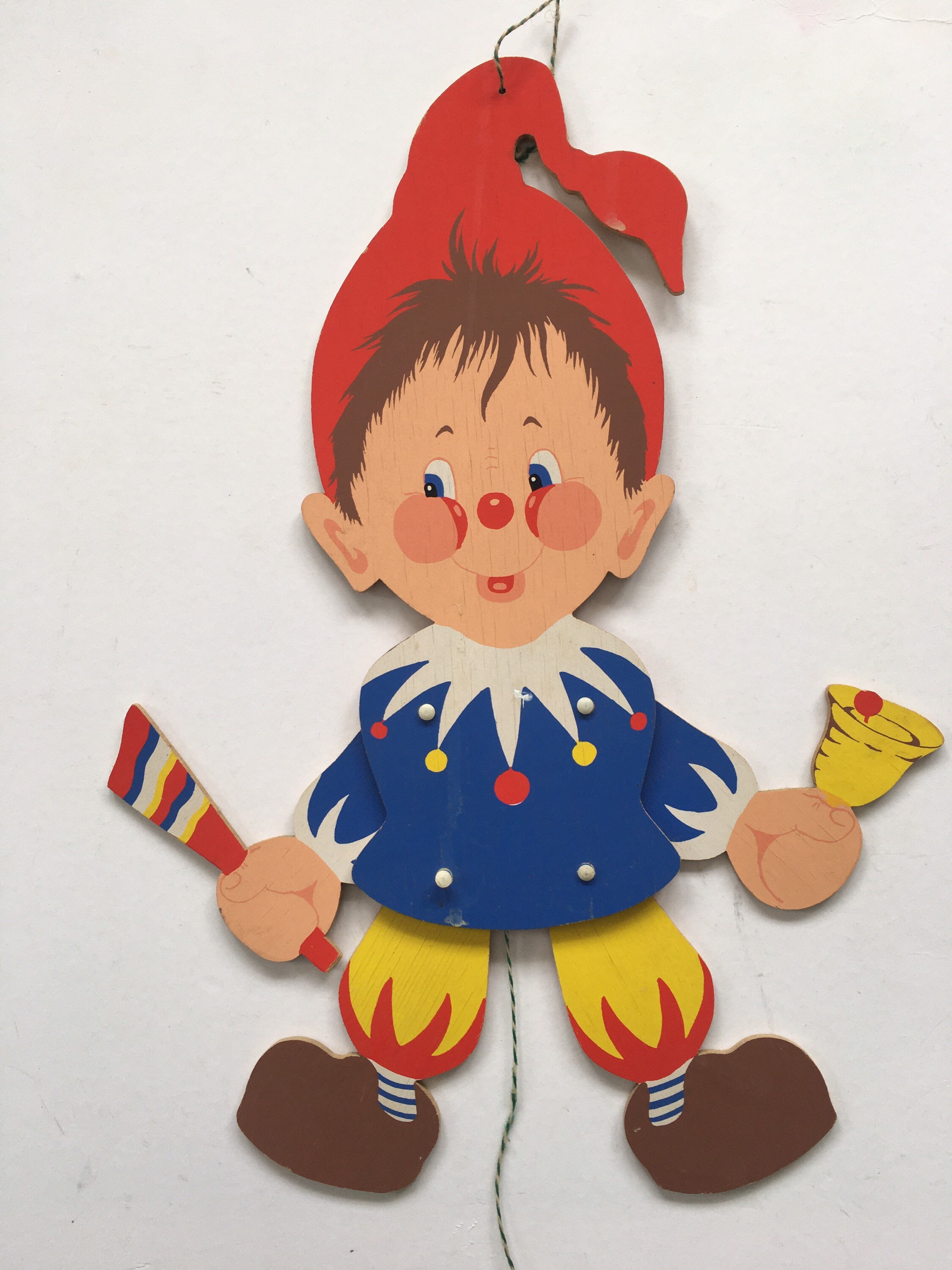 Vintage German Pull String Puppets Childs Toys Wood Puppets | Etsy