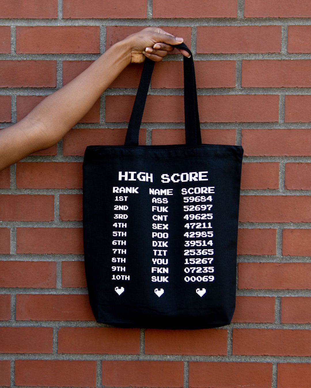 High Score Funny Gaming Tote Bag NSFW - Etsy