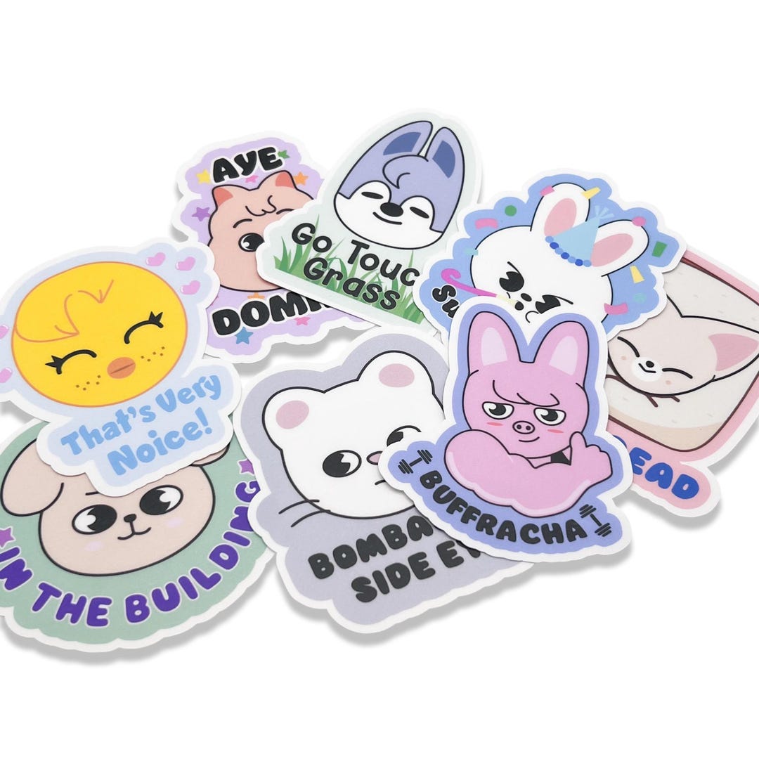 SKZOO Stray Kids Kpop Sticker Gift SKZ Waterproof Stay Sk Zoo Animals ...
