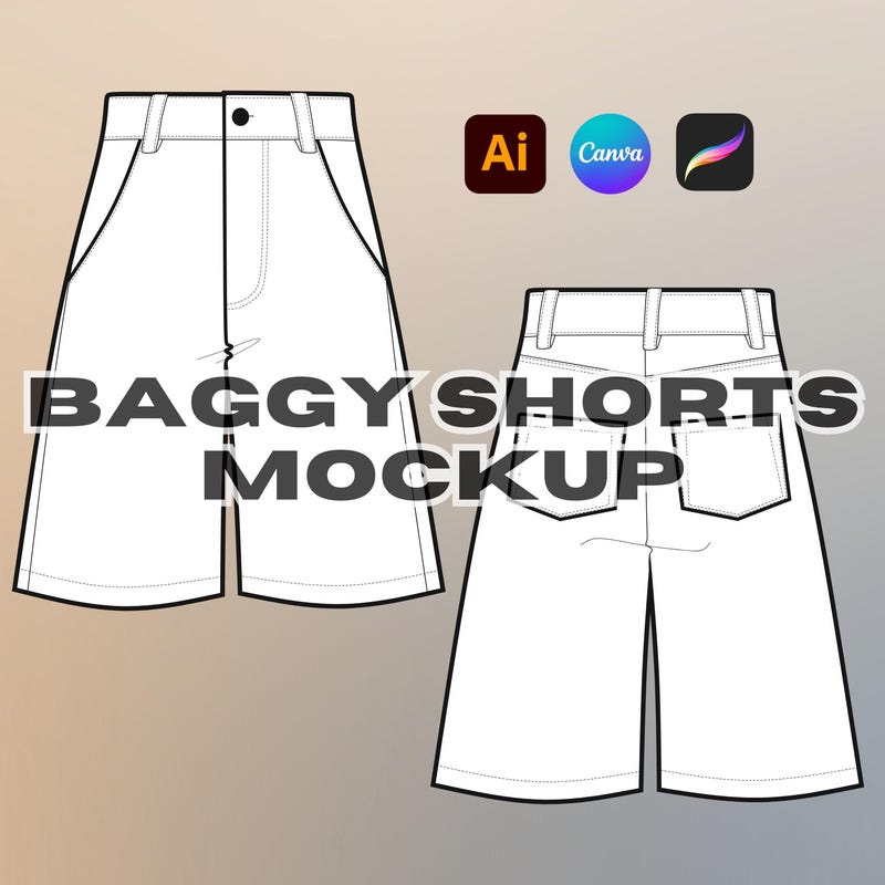 Jorts Mockup - Etsy