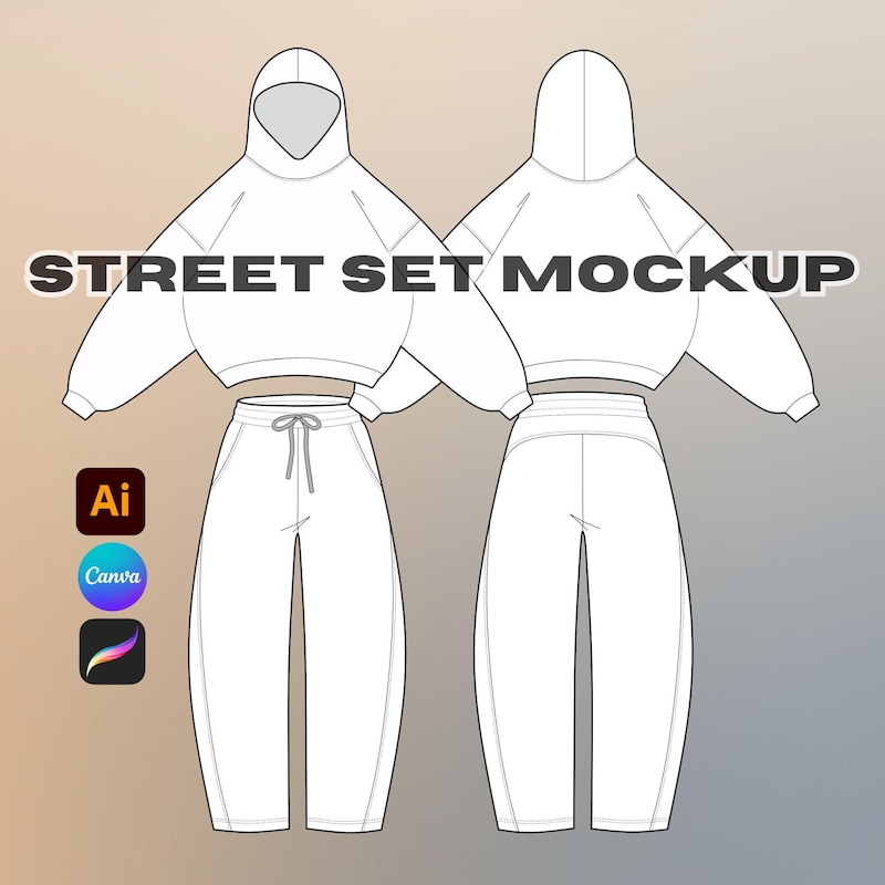 2 Piece Set Mockups - Etsy