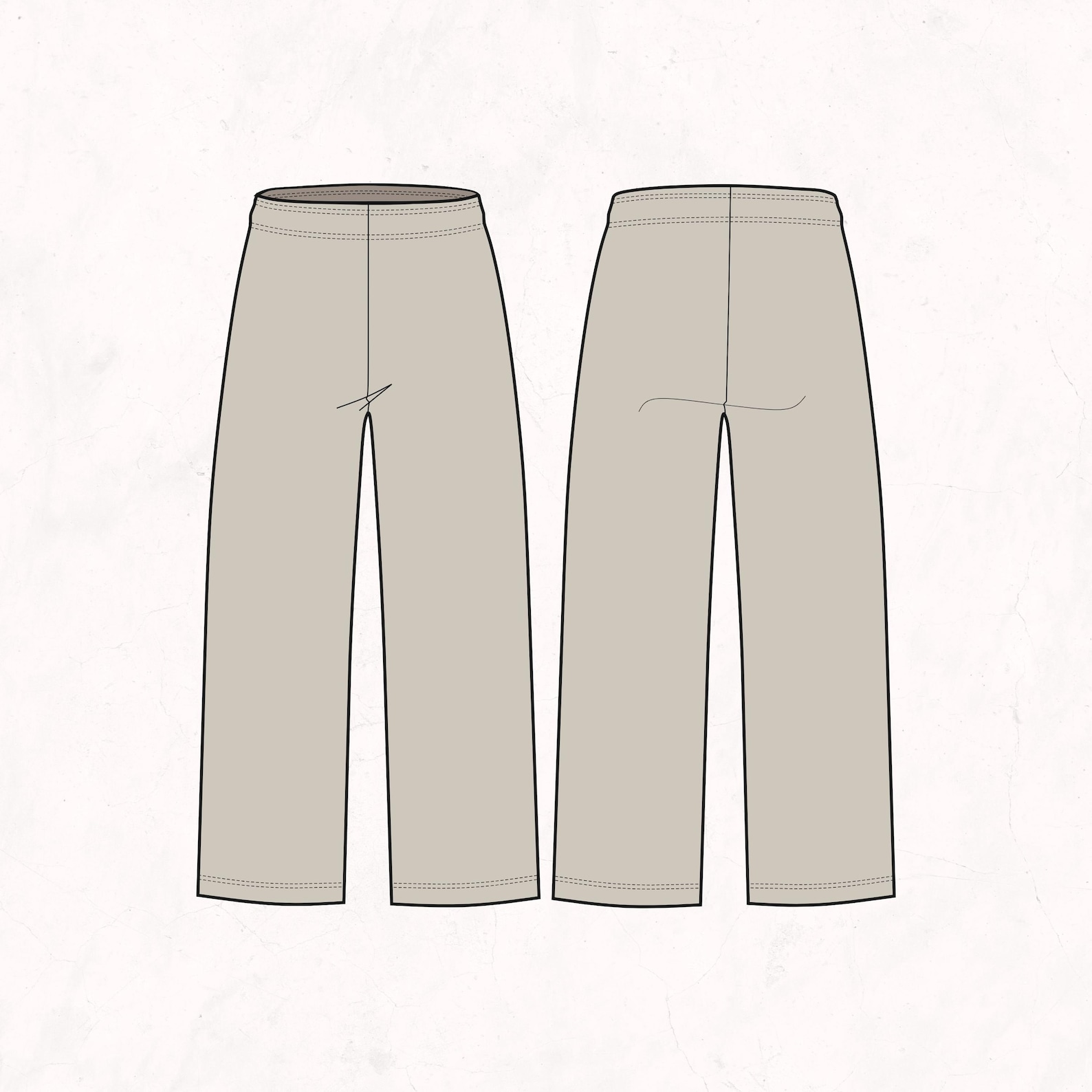 Streetwear Oversize Hoodie Tracksuit Canva Template, Flared Joggers ...