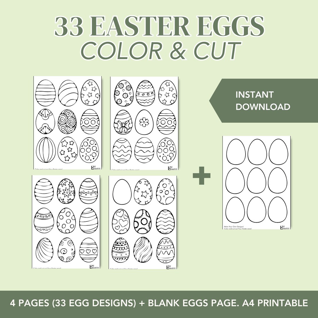 Toddler Easter Craft Printable Easter Games, DIY Activities for Kids ...