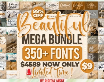 Canva Fonts Bundle - Etsy