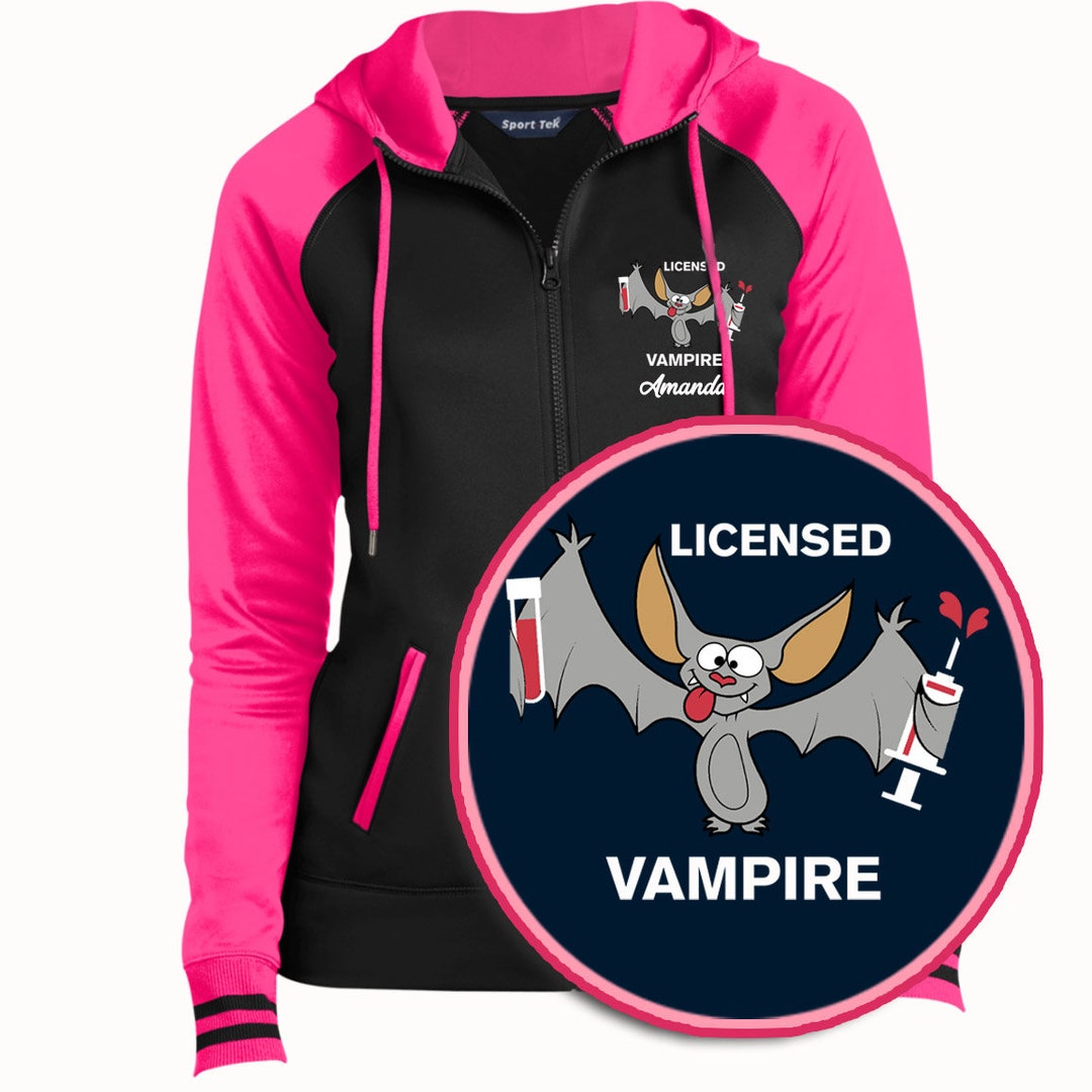 Licensed Phlebotomist Jacket Licensed Phlebotomy Hooded - Etsy