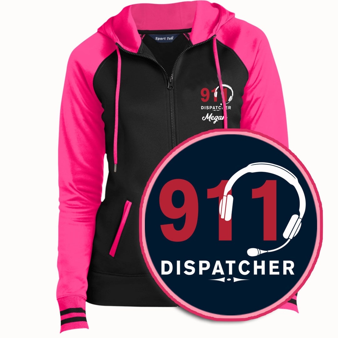 911 Dispatcher Jacket, Personalized Hooded Varsity Jacket for 911 ...