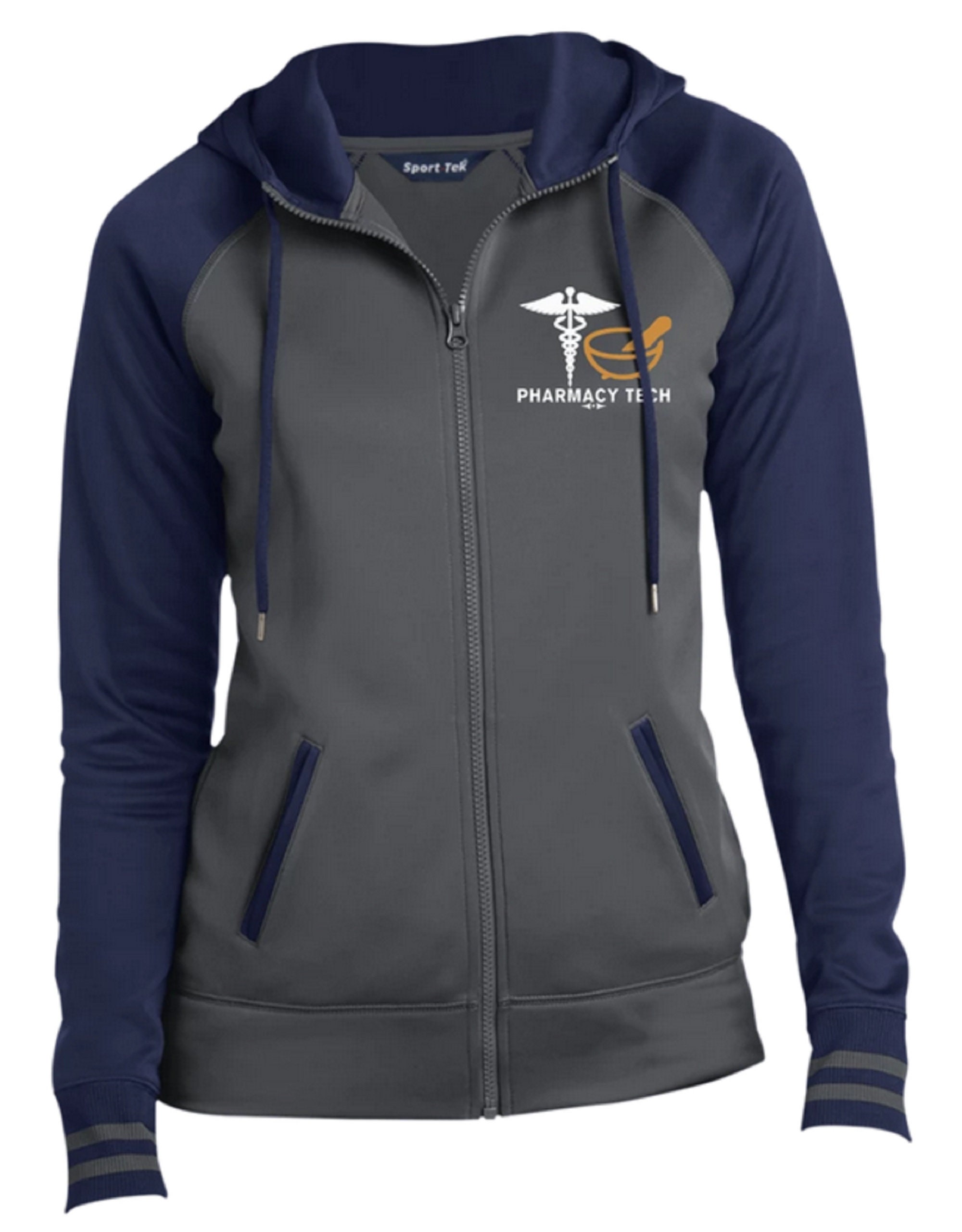 Pharmacy Tech Jacket Personalized Hooded Varsity Jacket for | Etsy